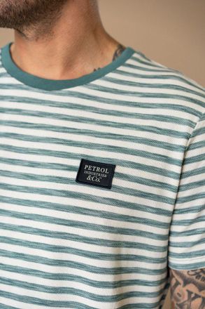 Petrol Industries T-Shirt Men T-Shirt mit Logo Stickerei