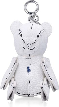 Polo Ralph Lauren Femme, Accessoires, Blanc, Taille: ONE Size Bear Keyring