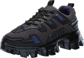 Steve Madden Mens Ponce Sneaker, Black Multi, 11.5