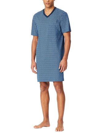 Schiesser Herren Nachthemd Bigshirt Kurzarm Single-Jersey - Comfort Nightwear