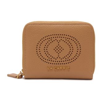 La Carrie Drilled Logo Small Wallet - - Accessories - Damen - Beige - ONE SIZE