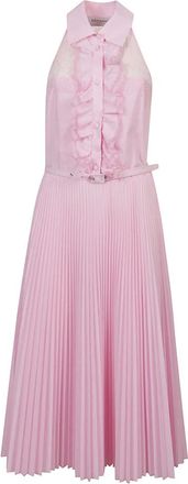 Ermanno Scervino Femme, Robes, Rose, Taille: 38 FR Robe Midi Sans Manches Style Chemise
