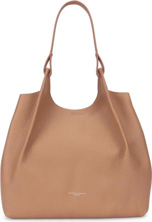 Gianni Chiarini Femme, Sacs, Beige, Taille: ONE Size Dua Leather Tote