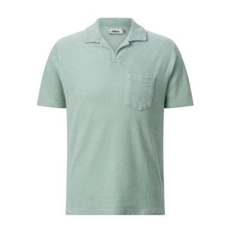 Altea Terry Baumwoll-Polohemd - - Tops - Herren - Gr&uuml;n - M