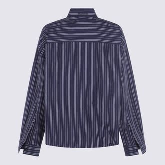 Balenciaga Womens Shirts Navy _100 % Co