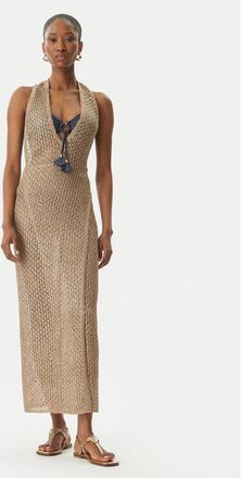 Guess Strandkleid E6GK04 Z5402 Beige Classic Fit