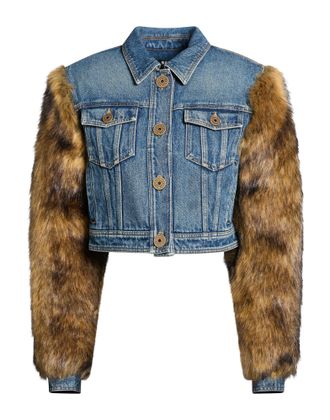 Balmain JACKEN & M&Auml;NTEL - Jeansjacken/M&auml;ntel auf YOOX.COM