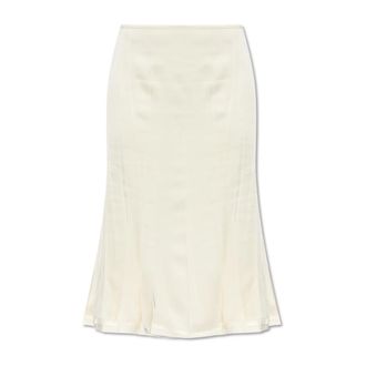Jil Sander Rock mit Steppnaht - - Skirts - Damen - Gelb - XS