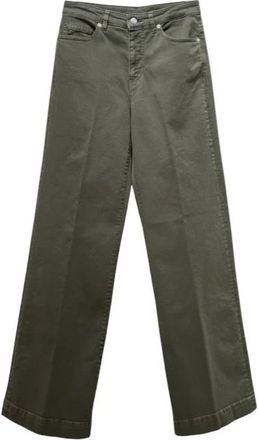 Nine In The Morning Femme, Pantalons, Vert, Taille: W27 Wide Pantalons