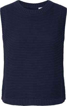 Ichi Ichi, Femme, Pulls, Bleu, Taille: 40 FR Pull ras du cou