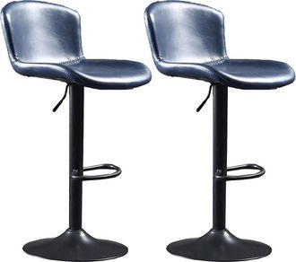 Generic St&uuml;hle, Barhocker mit Verstellbarer H&ouml;he und 360&deg;-Drehung, ergonomischer, moderner hoher Barhocker, gepolsterter Tresenstuhl/75 cm H&ouml;he