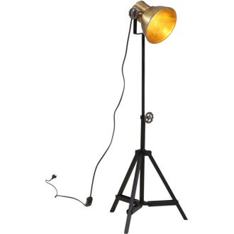 vidaXL Lampadaire 25 W laiton antique 35x35x65/95 cm E27 vidaXL457103