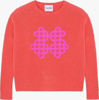 Kujten Pull cachemire oversize col rond, 4 fils - Pull Amelie Symbol