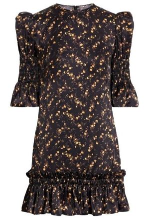 The Vampires Wife Floral Print Falconetti Silk Dress Size S