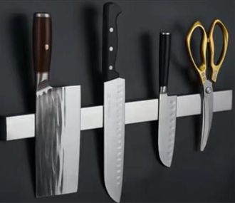 Generic Porte-couteau Magn&eacute;tique, Bande for Couteaux En Acier Inoxydable, Plaque Aimant&eacute;e Murale, Aucun Per&ccedil;age N&eacute;cessaire, Aimant Super Puissant, Adapt&eacute; &Agrave; To
