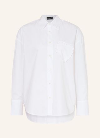 van Laack Van Laack Hemdbluse Vl-Besna-Appl Mit R&uuml;schen weiss