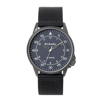 Columbia Viewmont Armbanduhr f&uuml;r Herren/Damen Unisex, Leder, Sport (Blau/Schwarz)