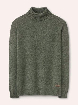 Walbusch Rollkragenpullover Herren Rollkragenpullover aus Lammwolle Langarm, w&auml;rmend