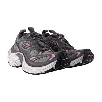 Balenciaga Womens Chunky Running-Inspired Sneaker Gray Synthetic