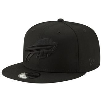 New Era NFL 9FIFTY Snapback Cap, Black on Black, Verstellbar, Einheitsgr&ouml;&szlig;e, Buffalo Bills, Einheitsgr&ouml;&szlig;e