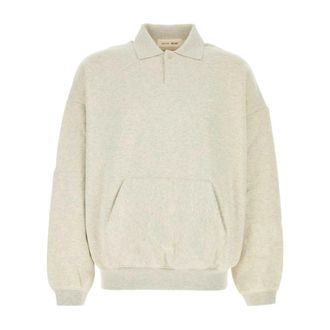 Fear of God Melange Baumwollmischung Sweatshirt - - Sweatshirts & Hoodies - Herren - Grau - XL