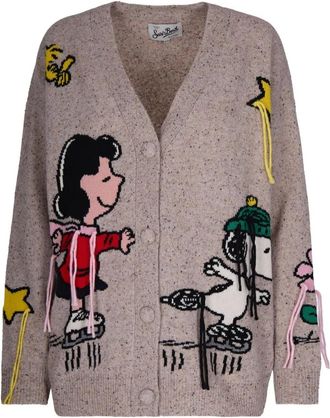 MC2 Saint Barth Femme, Pulls, Multicolore, Taille: 36 FR Sasi Donegal Long Cardigan