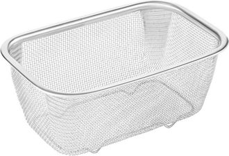 Generic Rechteckiger feinmaschiger &Ouml;lfilter - Edelstahl-Gitterkorb, feinmaschiger &Ouml;lfilter | Obstsieb f&uuml;r Gem&uuml;se K&uuml;chenutensilien, Sieb f&uuml;r Lebensmittel