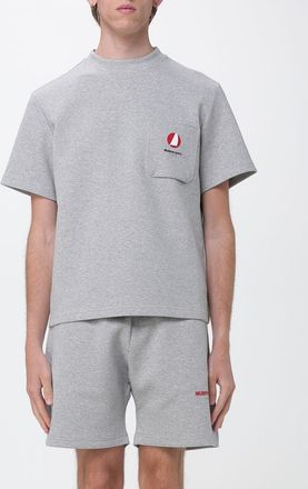Murphy & Nye T-shirt &agrave; col rond en coton m&eacute;lang&eacute; avec poche plaqu&eacute;e