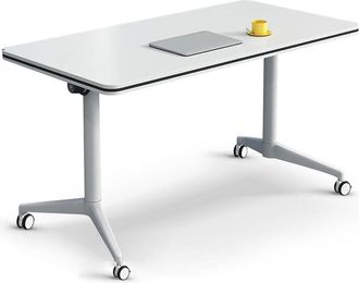 Generic Modularer Klapptisch, klappbarer Konferenztisch, mobiles Design f&uuml;r B&uuml;ro und Klassenzimmer, rechteckiger Schulungstisch (160 x 51 x 76 cm), ideal f&uuml;r 