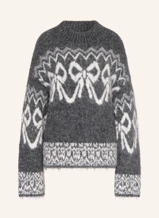 Mrs & Hugs Mrs & Hugs Pullover Mit Alpaka grau