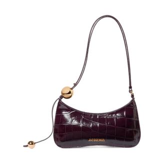 Jacquemus Rond Carr&eacute; Bag - - Bags - Damen - Rot - ONE SIZE