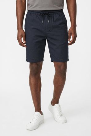 Only & Sons Chinoshorts ONLY & SONS ONSCAPRI SLIM SLUB CHINO SHORTS OTL, Herren, Gr. XL, N-Gr, blau (schwarz navy), Web, Obermaterial: 98% Baumwolle, 2% Elasthan,