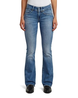 G-Star Womens Midge Bootcut Jeans, Blue, 28 W/32 L