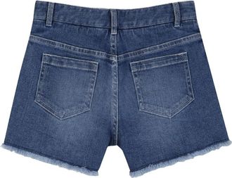 Chlo&eacute; Cotton-Elastane Denim Shorts - Gray