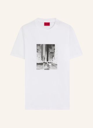 HUGO BOSS Hugo T-Shirt Deyss Regular Fit weiss