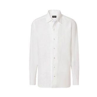 Ermenegildo Zegna Homme, Chemises, Blanc, Taille: S Formal Chemises