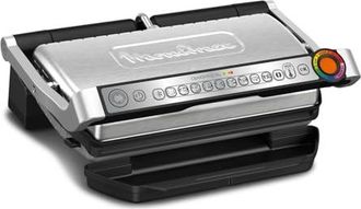 Moulinex Optigrill+ XL, Elektrogrill für den Innenbereich, ideal zum Kochen von Fleisch, Fisch und Gemüse, Kochanzeige und 9 automatische Programme, Antihaftpl