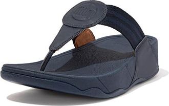 FitFlop Femme Walkstar Sandale cale, Bleu Marine, 43 EU Large