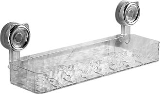 Generic Saugnapf- | mit Korb f&uuml;r Badezimmer | Stabiler platzsparender Korb ohne Bohren zum Organisieren von Seife, Handt&uuml;chern, Sp&uuml;lmaschinen, Shampoo-Tassen