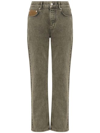 Moschino jean évasé à coupe courte - Gris