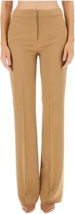 Max Mara Femme, Pantalons, Beige, Taille: 40 FR Tailored Straight Leg Pantalons