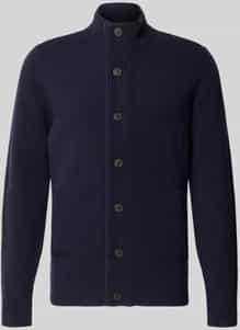 Barbour Cardigan mit Stehkragen Essential PATCH