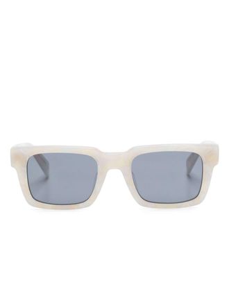 Paura Delirio Sonnenbrille mit eckigem Gestell - Nude