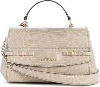 Guess sac &agrave; &eacute;paule bandouli&egrave;re sac &agrave; main Melinda Top Handle Flap Bag Light Taupe