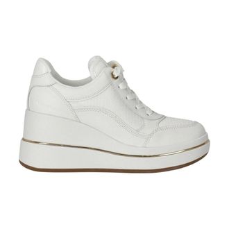 Michael Kors Femme, Chaussures, Blanc, Taille: 39 EU Emmy Wedge Trainer