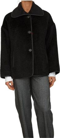 Max Mara Femme, Vestes, Noir, Taille: 38 FR Giaccone
