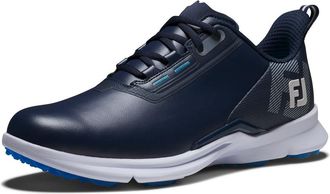 FootJoy Herren Fuel Golfschuh, Wei&szlig;, Blau, Marineblau, 44 EU