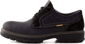 Camel Active Herren Schn&uuml;rschuh aus echtem Leder Schwarz, menswear-46