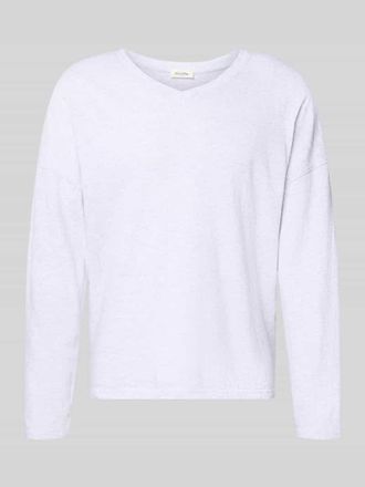 American Vintage Longsleeve mit &uuml;berschnittenen Schultern Modell SONOMA
