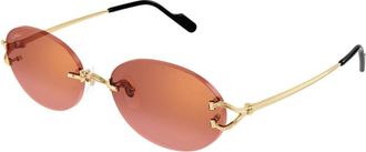 Cartier unisex, Accessories, Gelb, 55 MMGröße